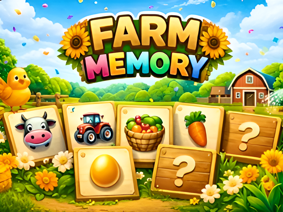 Farm Memory 🕹️ Main dalam talian di Sgames