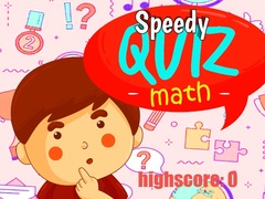 Speedy Quiz Maths 🕹️ Play online on Sgames